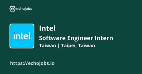 Intel Is Hiring Software Engineer Intern Taiwan Taipei Taiwan
