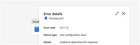 Solved Error Code 011 Unable To Deserialize The Respons