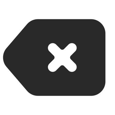 Backspace Generic Glyph Icon