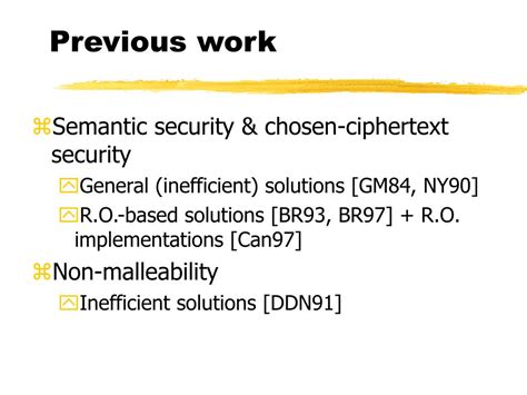Ppt On The Security Of Elgamal Based Encryption Powerpoint Presentation Id 2981044