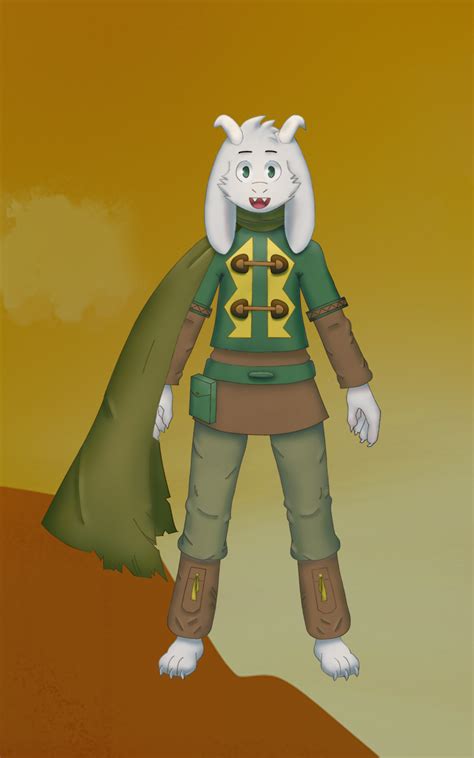 Adult Asriel Dreemurr Outfit 3 Weasyl