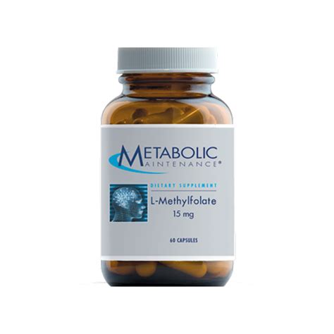 L Methylfolate 15 Mg 60 Caps By Metabolic Maintenance Ipm Supplements