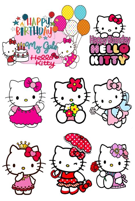 Hello Kitty Cake Topper Printable Hd Printable Free Templates