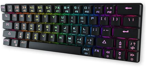 Dierya Dk63 60 Percent Keyboard Dedicated Arrow Keys Wired Wireless Keyboard Ergonomic