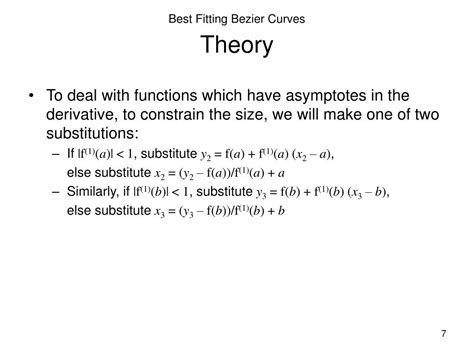 Ppt Best Fitting Bezier Curves For Graphs Of Functions Powerpoint Presentation Id472820