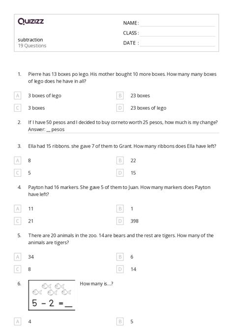50 Math Worksheets For 3rd Class On Quizizz Free And Printable