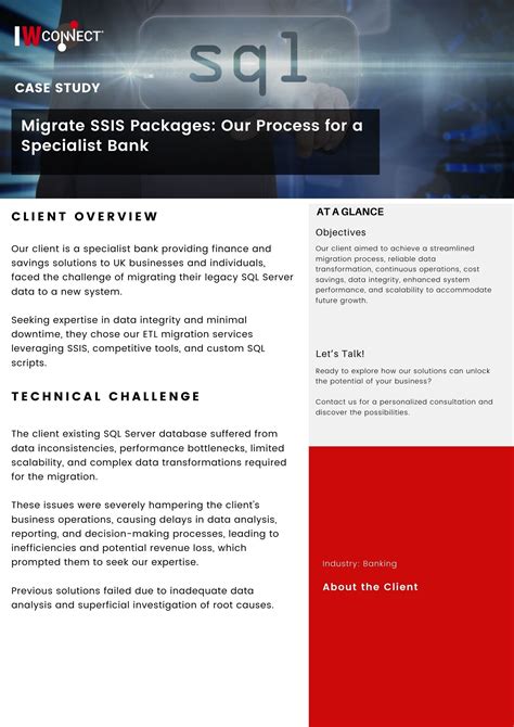 Migrate Ssis Packages Our Process For A Specialist Bank Iwconnect