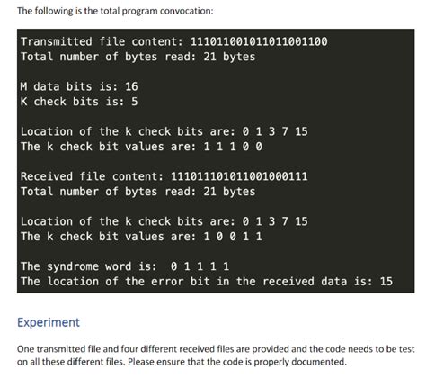 Solved Java Develop A Single Error Correcting Sec Code
