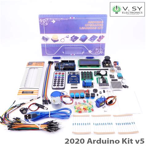 Arduino UNO Advanced Upgraded Starter Kit V With CD Manual And Hard Case Toolbox Complete