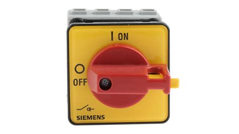 3ld2050 1tl13 Siemens 3p N Pole Panel Mount Isolator Switch 16a Maximum Current 7 5kw Power