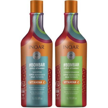 Bombar Duo Pack (szampon 1l + odżywka 1l) | INOAR