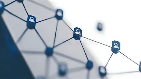 Abstract Network Connection Digital Technology And Global Communication