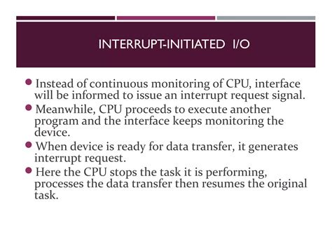 Modes Of Transfer In Input Output Organization PPT