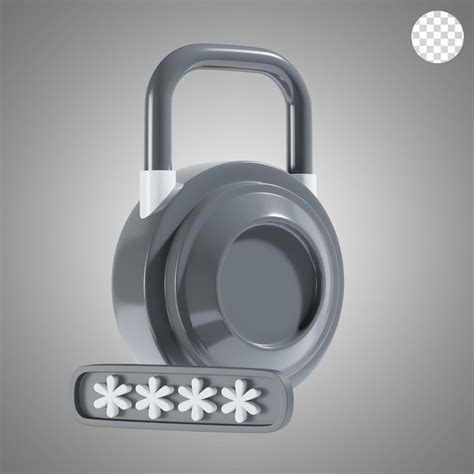 Premium Psd Password Protected 3d Icon