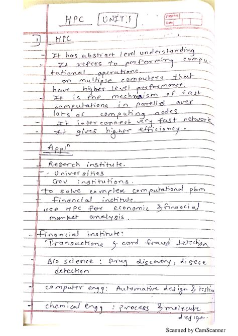 HPC In Sem Exam Notes Computer Engineering Studocu