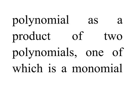 Factoring Using Common Monomial Factors Docx