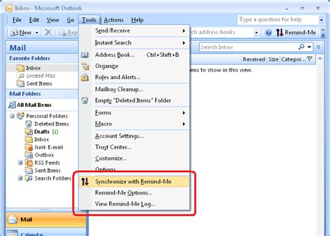Remind-Me with Outlook Conduit ~ Jsoftware