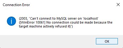 Connect To A Mysql Database With Python