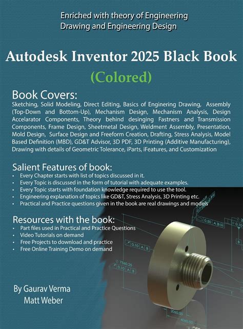 Autodesk Inventor Black Book Verma Gaurav Weber Matt Amazon Com Books
