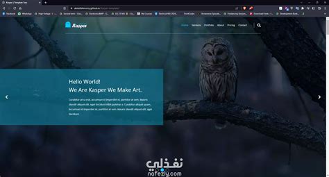 تطوير صفحة هبوط من ملف Psd باستخام Html Css Bootstrap الصفحة متجاوبة مع كل الشاشات نفذلي