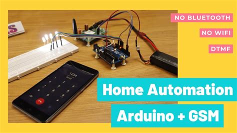 GSM Based Home Automation System Using Arduino Prototype By Creative