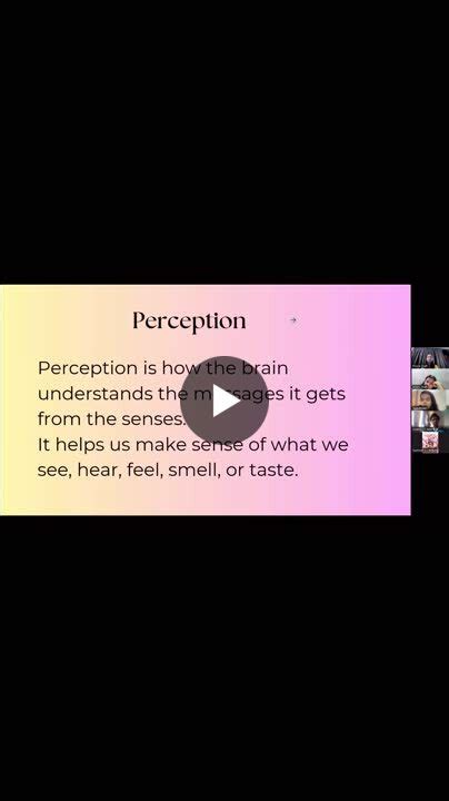 Firstsession Teachingexperience Sensationandperception Learningjourney Pooja Shah