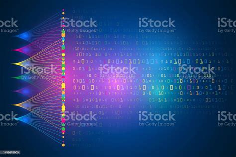 Big Data Visualization With Management Technology Abstract Stock Illustration Download Image