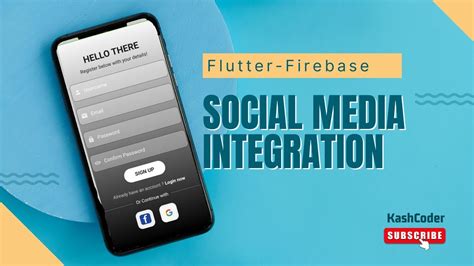 Social Media Integration Flutter And Firebase The Sparks Foundation Youtube