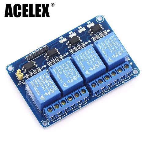Aliexpress Com Buy Free Shipping 4 Channel Relay Module 4 Channel Relay Control Board With