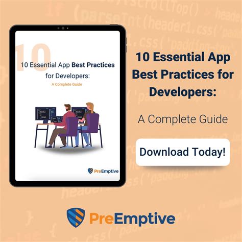 Preemptive On Linkedin 10 Essential App Best Practices For Developers Pdf