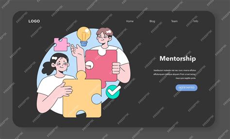 Premium Vector Problemsolving Collaboration Concept Two Individuals