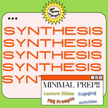 AP Lang Synthesis FRQ Overview Lecture Slides By GetThemEngaged