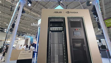 Asus Present Asus Ai Pod With Nvidia Gb200 Nvl72 At Computex 2024