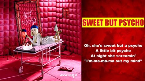 Ava Max Sweet But Psycho Lyrics Youtube