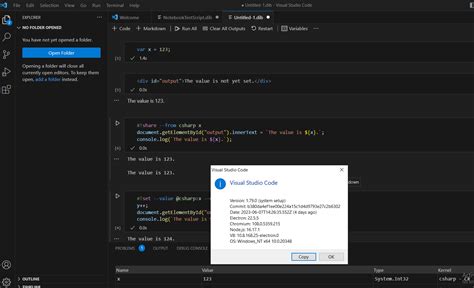 Polyglot Notebook Devexe2e The Execution Result Of Output Doesnt