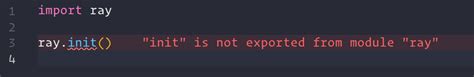 Rays `init` Not Detected As Valid · Issue 3764 · Microsoftpylance