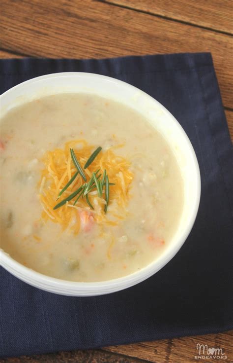 Skinny Slow Cooker Ham And Potato Soup Mom Endeavors