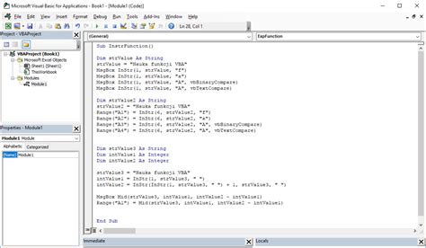 Funkcja Instr Vba Jak Zwrócić Pozycję Znaku W Tekscie Datatalkpl