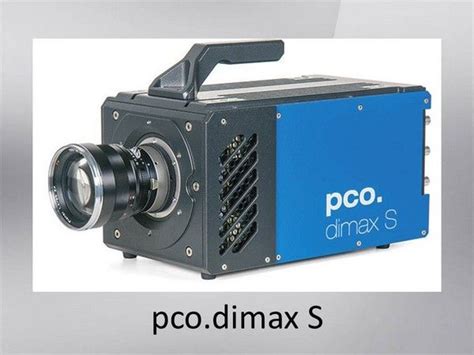 Pco Dimax Ultra High Speed And High Resolution 12bit Cmos Camera High Speed High Sensitivity
