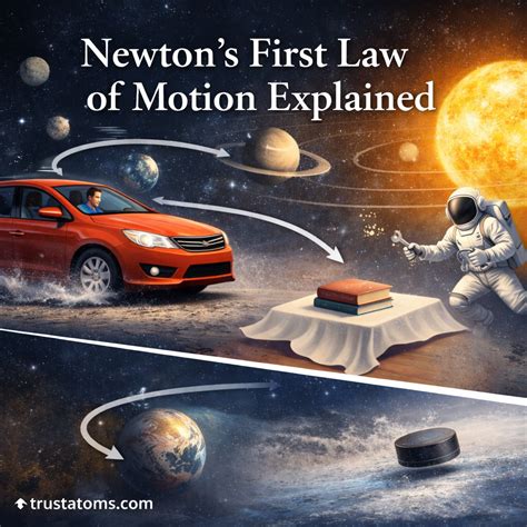 Newtons First Law Of Motion Explained Trust Atoms