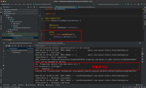 Mybatis 知识总结2（基于注解的增删改查操作）mysql根据id批量删除在java注解中怎么写 Csdn博客