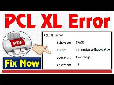 Pcl Xl Error Subsystem Text Error Life Ex Peri Ence