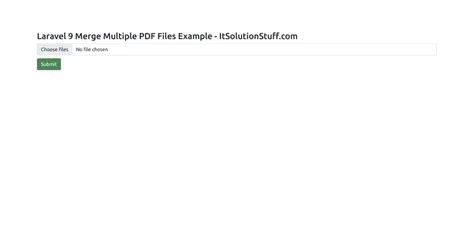How To Merge Multiple Pdf Files In Laravel 9 Danatec
