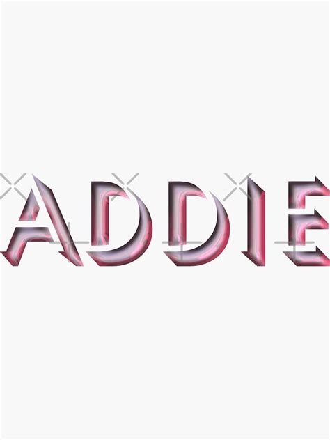 Addie Sticker For Sale By Melmel9 Redbubble