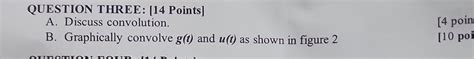 solved question three [14 points] a discuss convolution