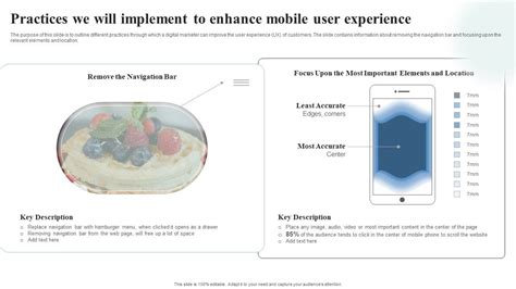Practices We Will Implement To Enhance Mobile User Experience Infographics Pdf