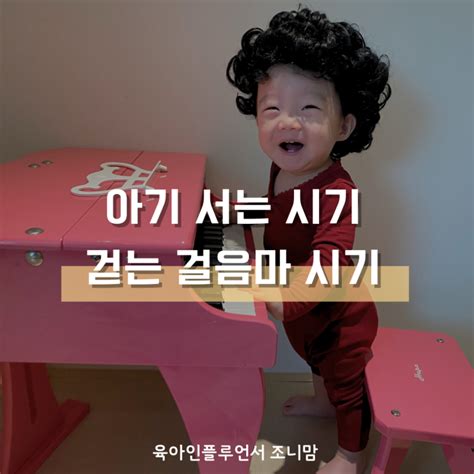 아기 서는 시기 걷는 걸음마 시기 언제 지원방법은 네이버 블로그