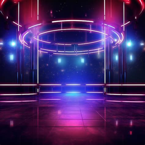 나이트 클럽 파티 전단지 디자인을 위한 빈 배경 프리미엄 사진