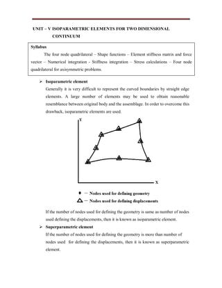 Me Finite Element Analysis Lecture Notes PDF