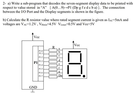 2 A Write A Sub Program That Decodes The